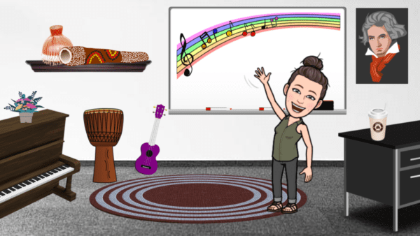 Joining the Bitmoji Classroom Craze - Sunshine and Music
