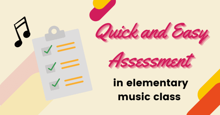 Grading Music: How To Make Assessment in Elementary Music Quick, Easy ...