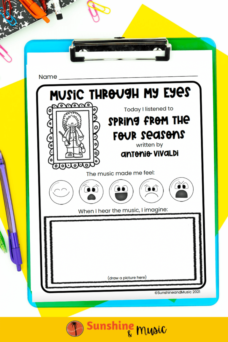 Add Some Fun to Your Vivaldi Music Lesson Moving to Spring from The ...