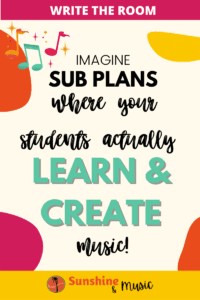 What is Write the Room and How To Use It In Music Class - Sunshine and ...