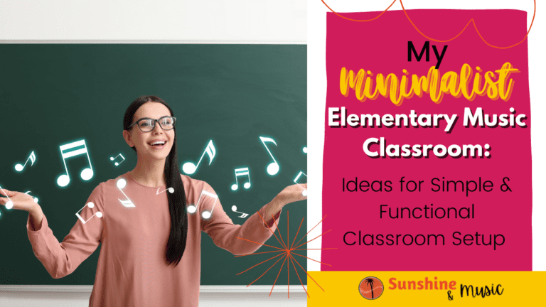 My Minimalist Elementary Music Classroom: Ideas For Simple and ...