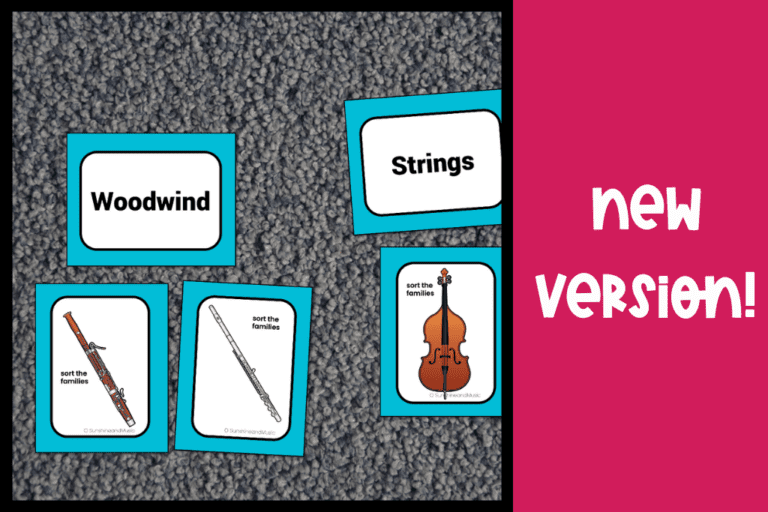 Sort the Orchestra Instruments - Sunshine and Music