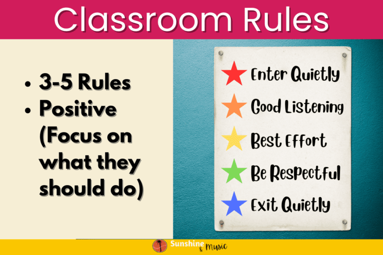 10 Easy Elementary Music Classroom Management Tips That Work - Sunshine ...