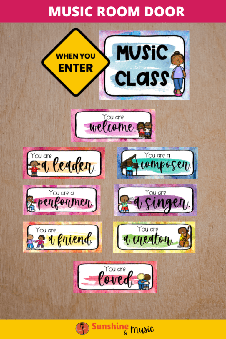 My Minimalist Elementary Music Classroom: Ideas For Simple and ...