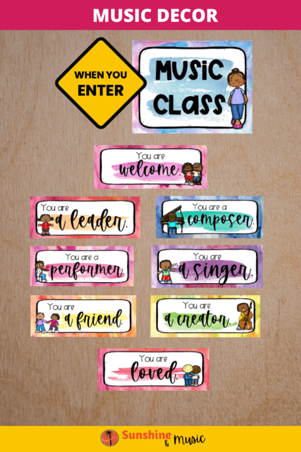 Music Classroom Decor: What You Need For a Great Classroom Environment ...