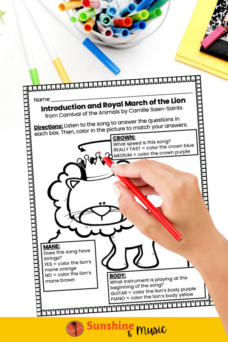 10 Fun Carnival of the Animals Activities: Lesson Ideas for Music Class ...