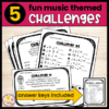 Escape Room for Music Class - Sunshine and Music