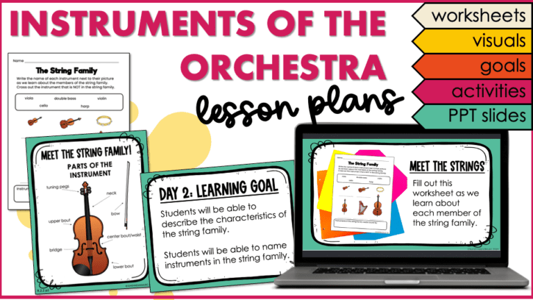 Awesome Instruments of the Orchestra Lesson Plans Your Students Will ...