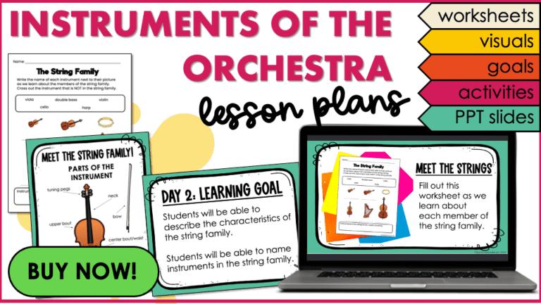 Instruments of the Orchestra Activities: 5 New Ways to Teach and Learn ...